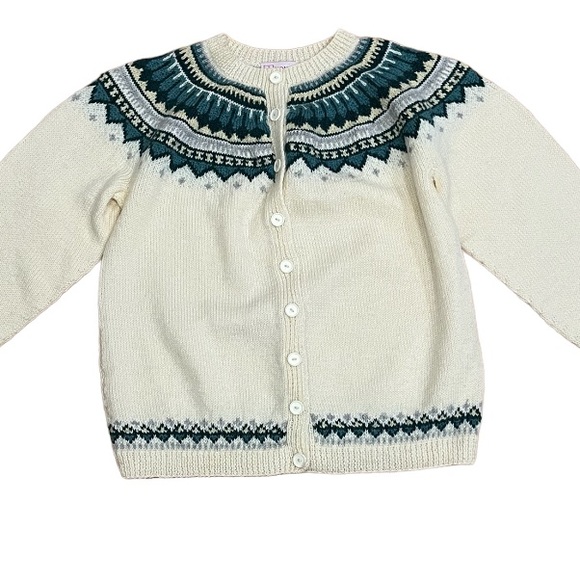 Nonia | Sweaters | Nonia Handmade In Newfoundland Fair Isle Cardigan ...